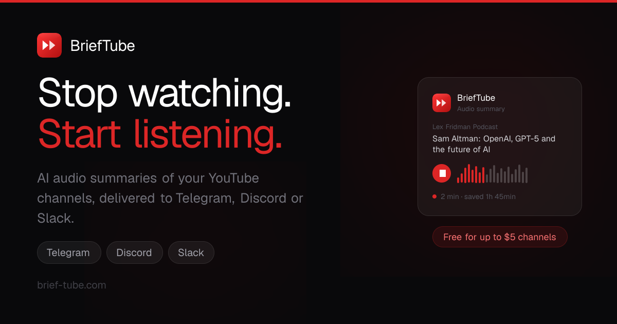 Best Science and Education YouTube Channels in 2026 | BriefTube